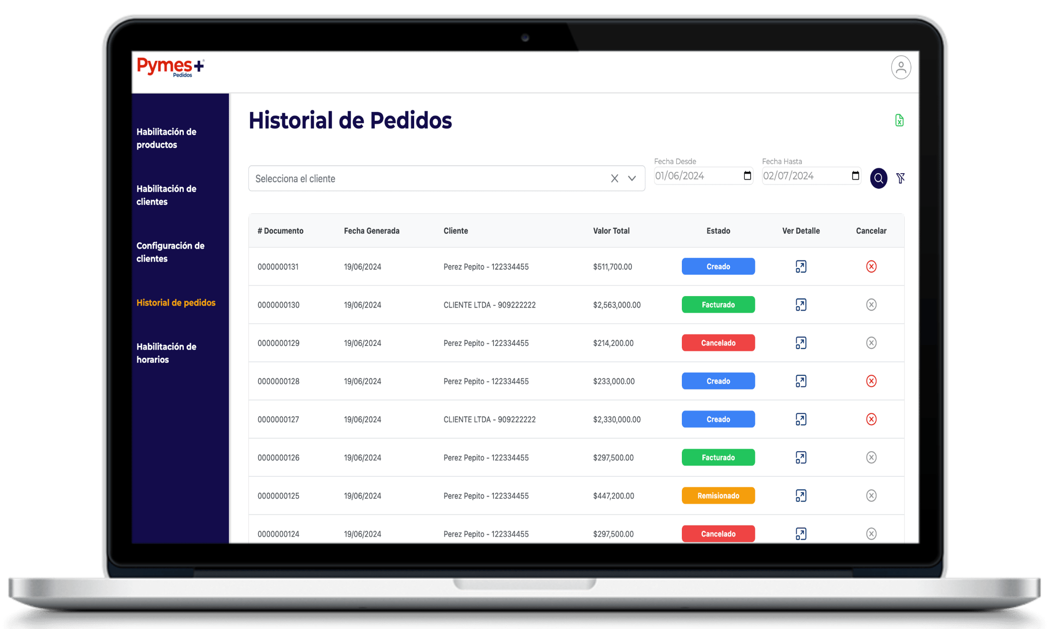 Sistema de Pedidos On Line